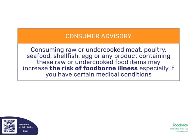Consumer Advisory | Download Free Template