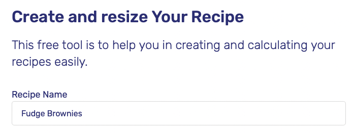 Recipe Card Calculator | Create and download for free