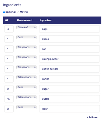 Recipe Card Calculator | Create and download for free