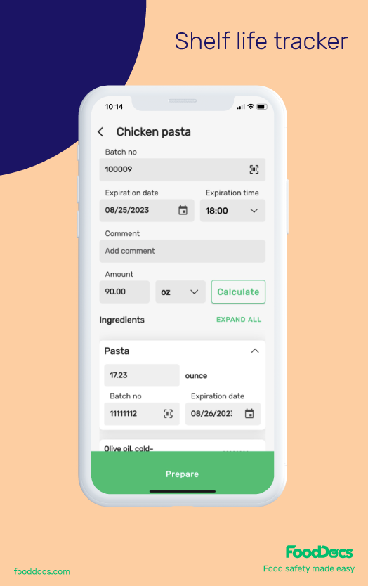 Food Traceability Logs: Delivery, Ingredient, Dispatch | Free Download
