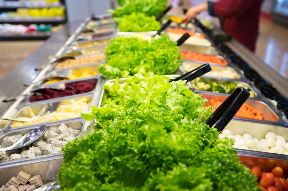 Displaying Food on Ice: When You Display Food in Ice the Food Must What?