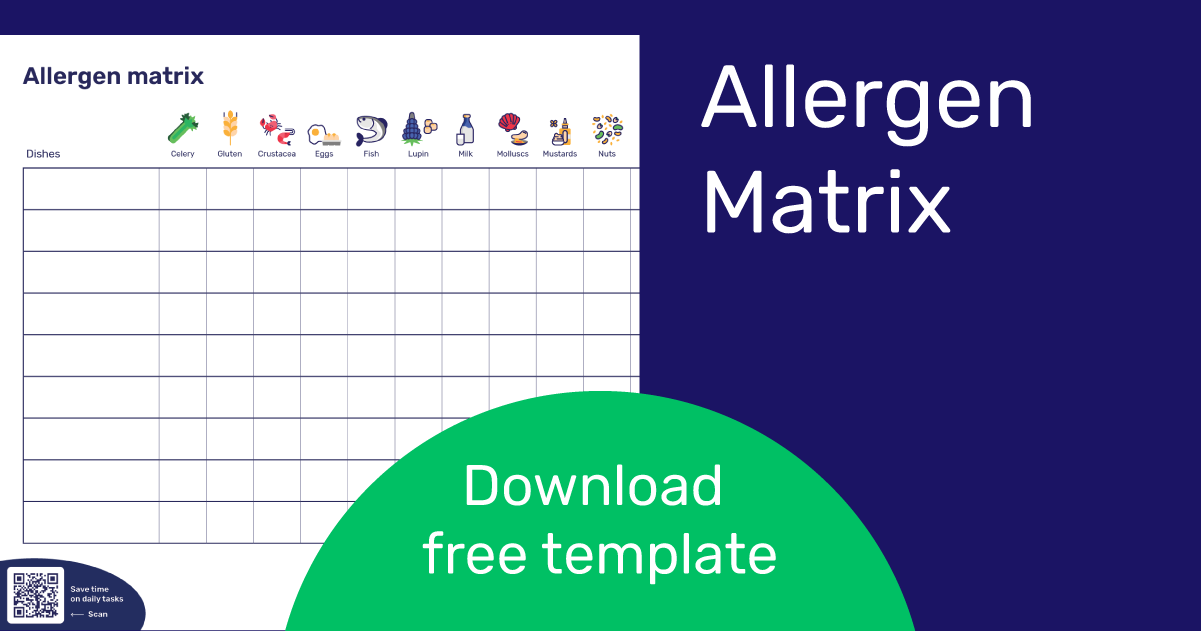 Allergy Matrix | Download Free Template