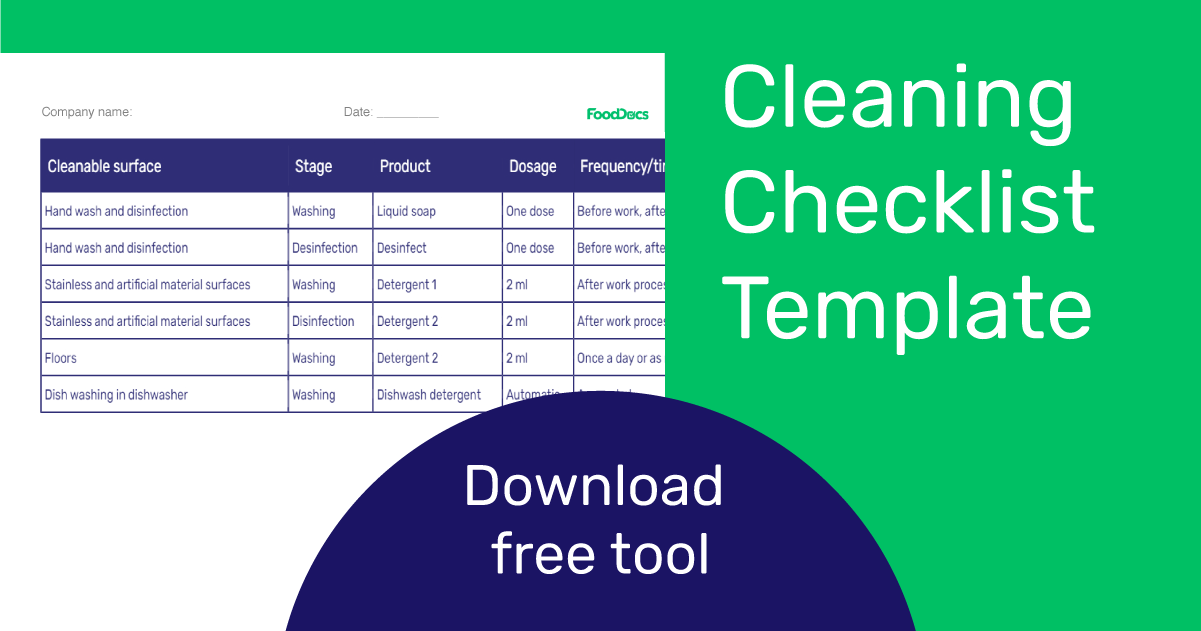 Cleaning Checklist Template | Download Free Template