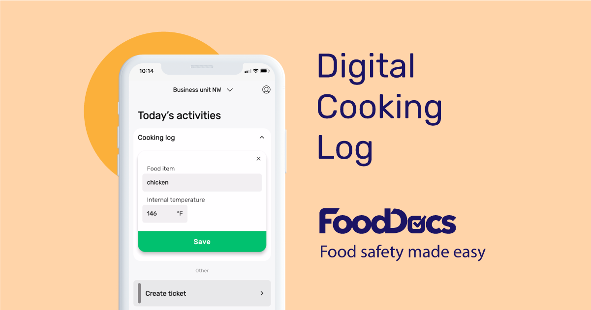 Digital cooking log