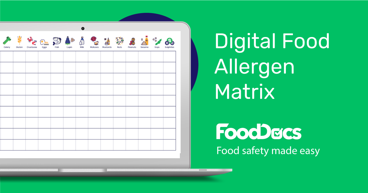 Digital Food Allergen Matrix