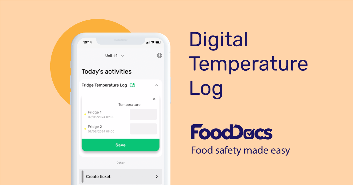 Digital temperature log