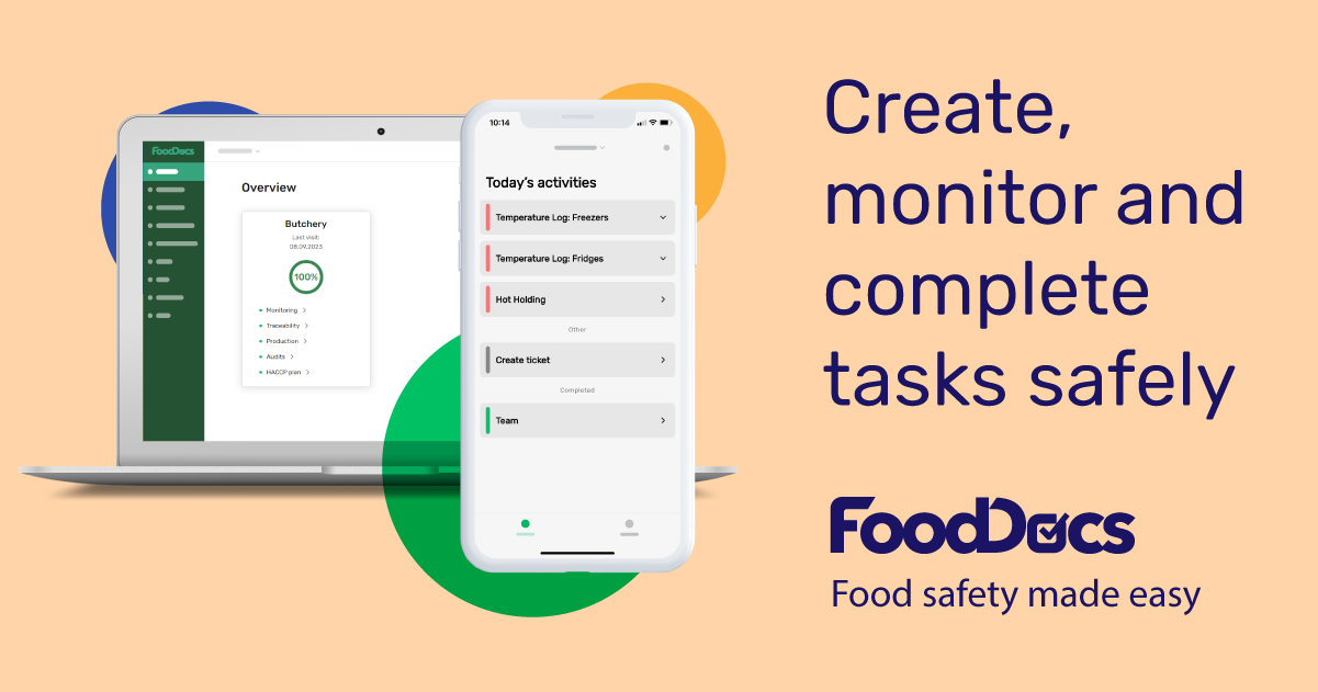Food Safety Management Software with Monitoring System | FoodDocs