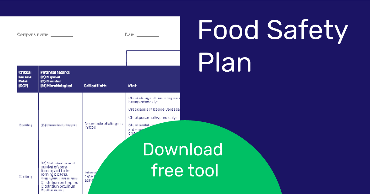 Fsma Food Safety Plan Example HARPC From FSMA
