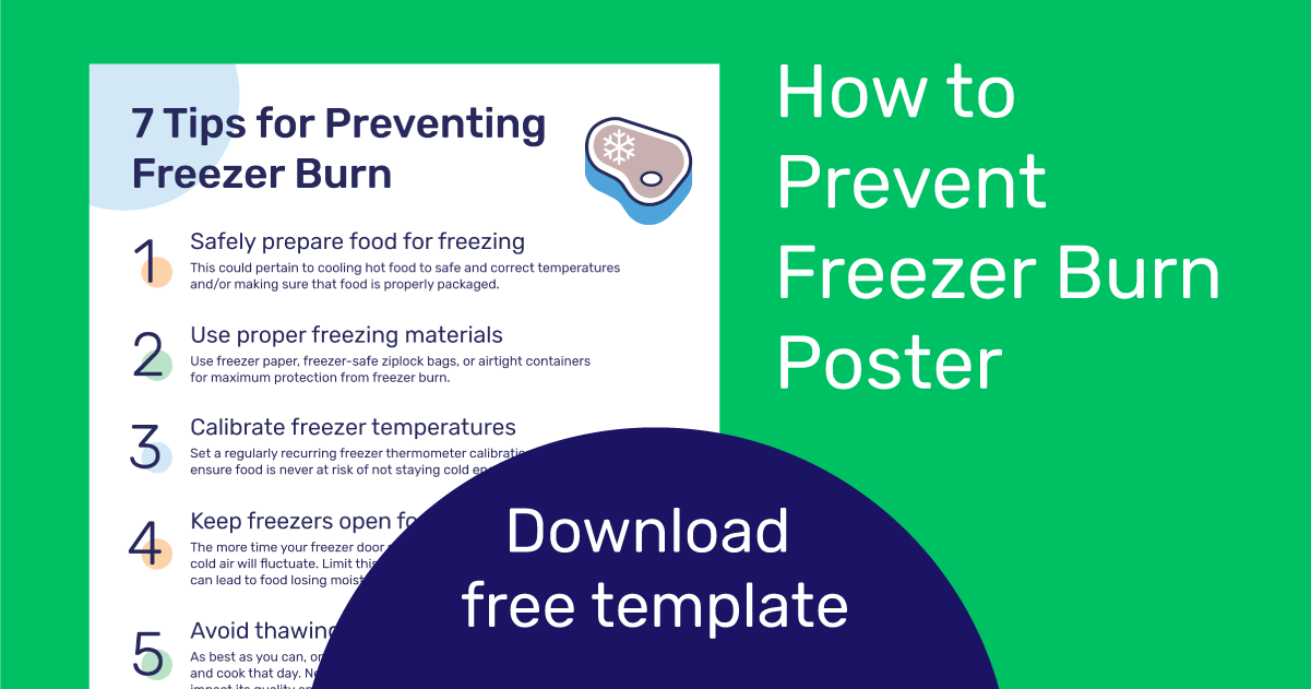 How to Prevent Freezer Burn Poster | Free Download