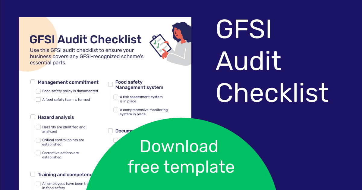 GFSI Audit Template | Download Free Poster