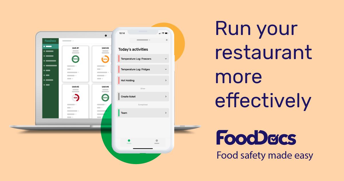 Restaurant Food Safety Software | FoodDocs