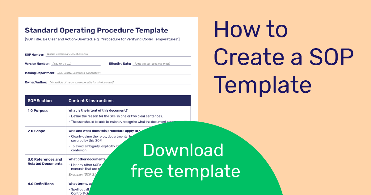 How to Create a SOP Template: Step-By-Step Standard Operating Procedures